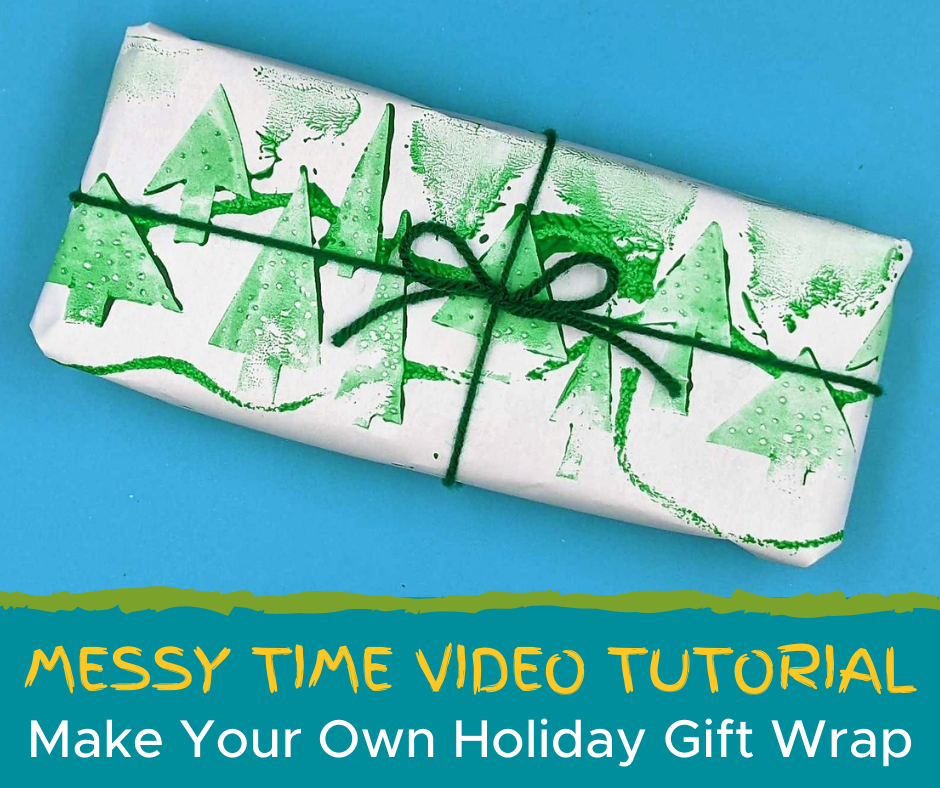 Make Your Own Gift Wrap with Kidcreate Studio!
